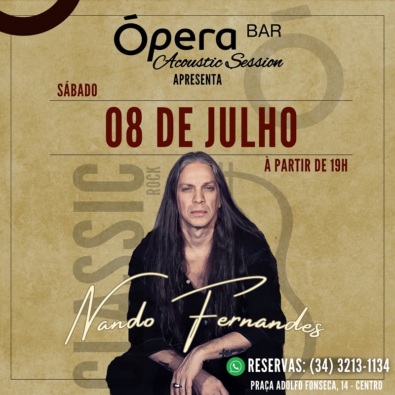 Nando Fernandes uma das melhores vozes do metal inicia as comemorações ...